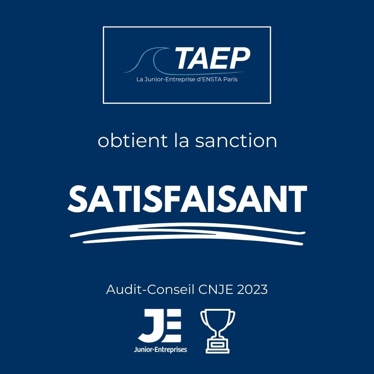 Actualités - TAEP La Junior Entreprise d'ENSTA Paris